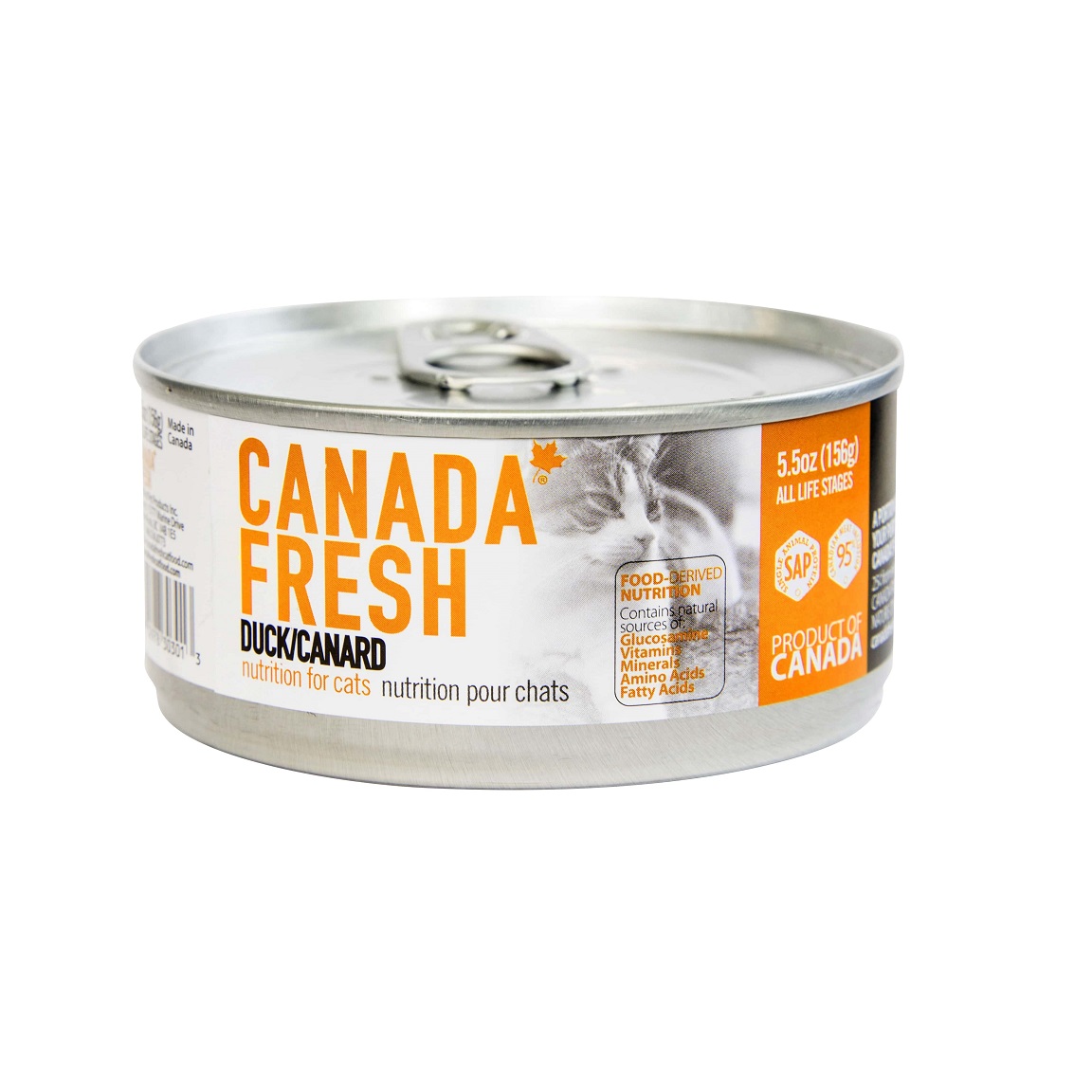 【楽天市場】【25日はエントリー＆抽選でP100％＋クーポン有】PatKind 猫用総合栄養食 Canada fresh ダックSAP ...