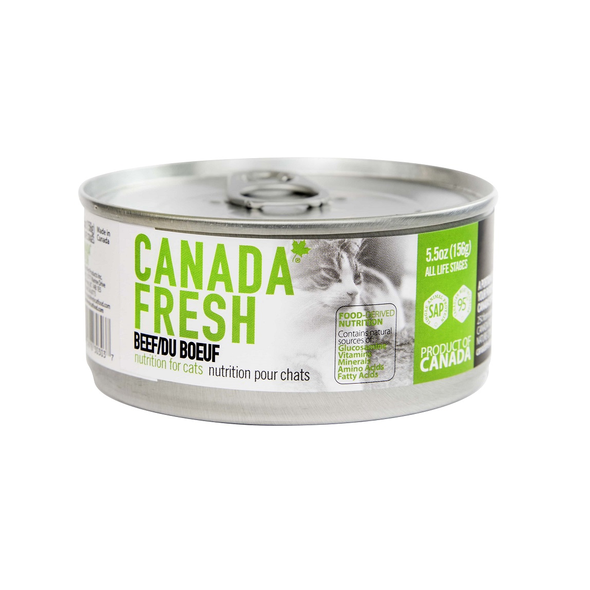 【楽天市場】【20日限定エントリー＆抽選でP100％＋クーポン有】PatKind 猫用総合栄養食 Canada fresh ビーフSAP ...