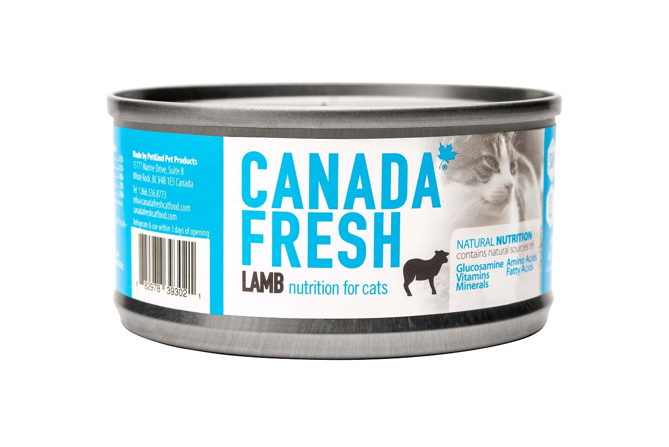 【楽天市場】【10日はエントリー＆抽選でP100％＋クーポン有】PatKind 猫用総合栄養食 Canada fresh ラムSAP 85g ...