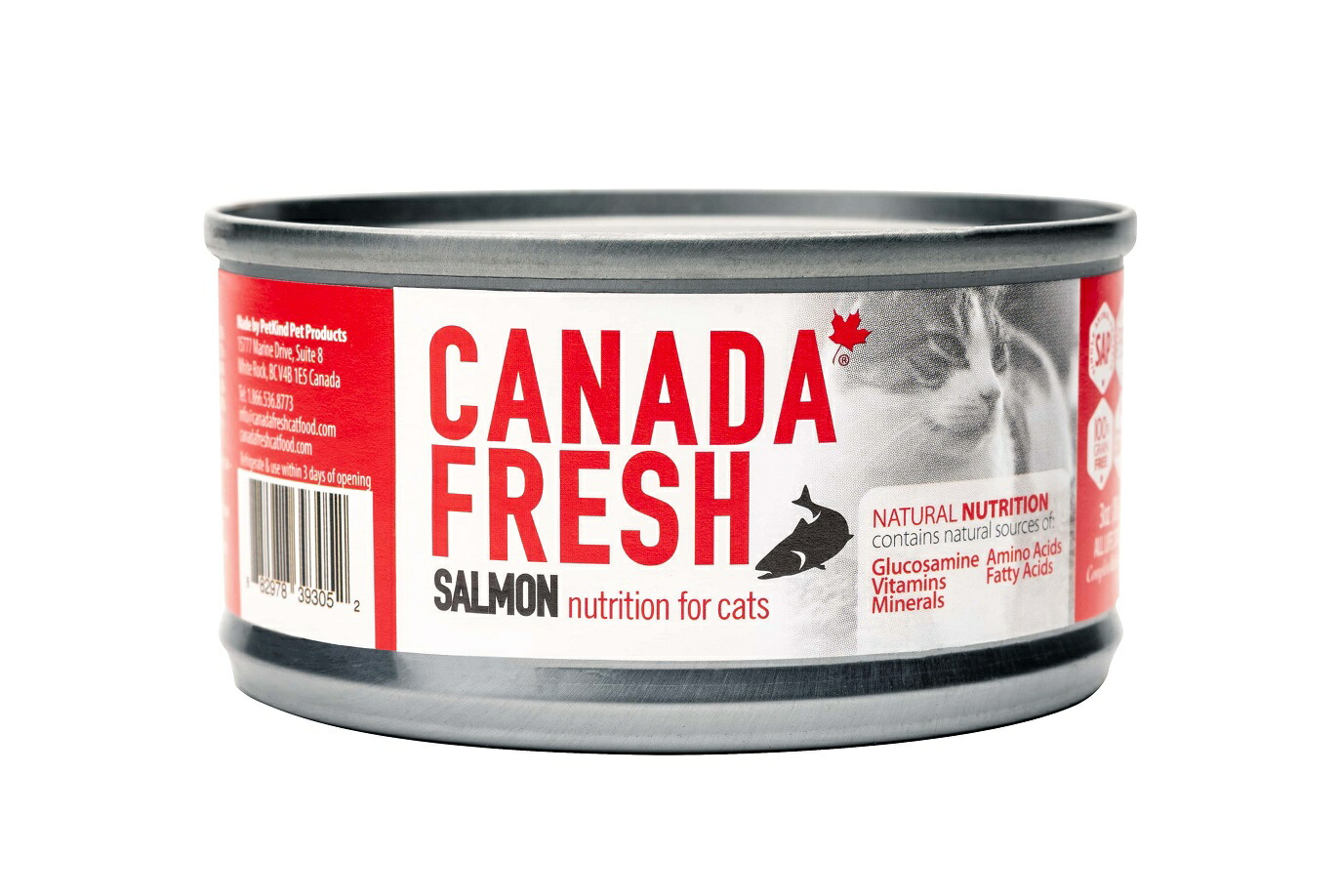 【楽天市場】【25日限定エントリー＆抽選でP100％＋クーポン有】PatKind 猫用総合栄養食 Canada fresh サーモンSAP ...
