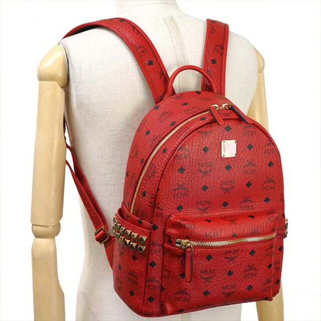 Small Red Mcm Backpack | semashow.com