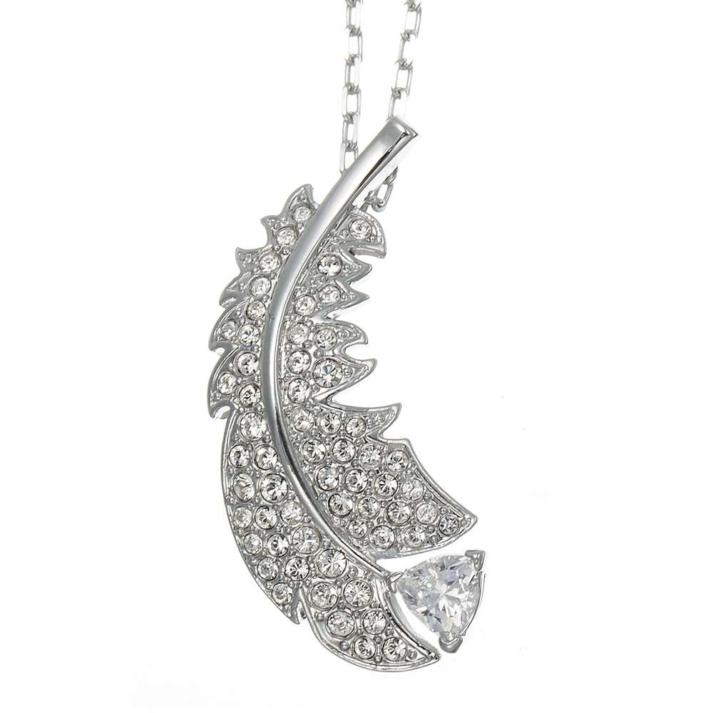 【楽天市場】スワロフスキー SWAROVSKI ネックレス ペンダント アクセサリー 5482914 ナイス NICE シルバー+クリスタル ...