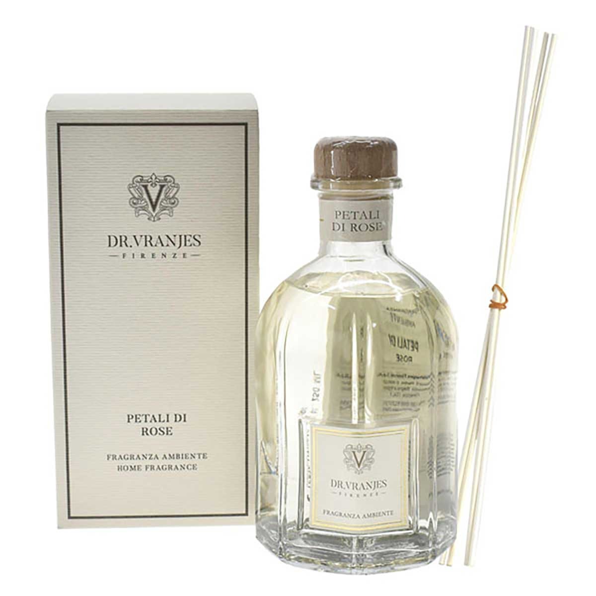 【楽天市場】ドットール ヴラニエス DR.VRANJES ディフューザー ルームフレグランス ホームフレグランス 香り PETALI DI ROSE 250ml ボトル スティック インテリア ...