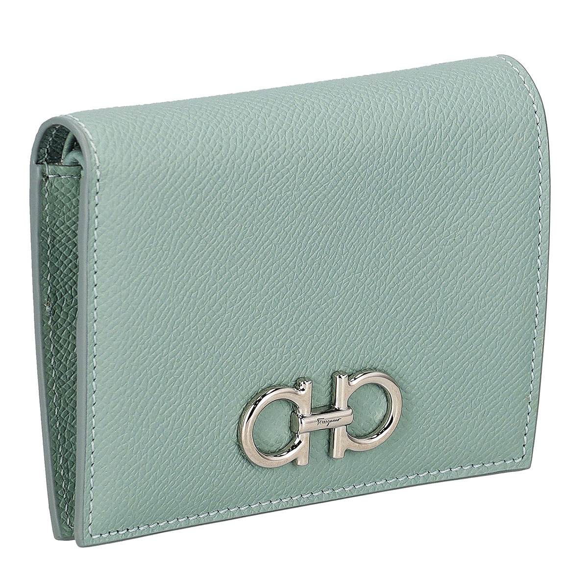 【楽天市場】フェラガモ Ferragamo 財布 二つ折り財布 折りたたみ財布 小銭入れ付き 22D780 770020 レディース ブルー ...