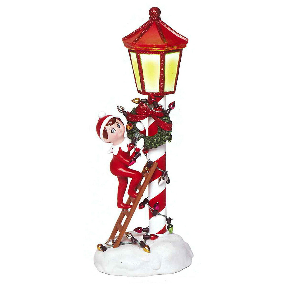 【楽天市場】ローマン Roman ELF ポールライト ライトハウス エルフ・オン・ザ・シェルフ 32062 クリスマス オーナメント ...