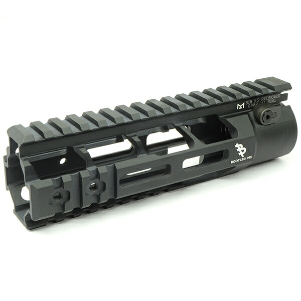 【楽天市場】IRON AIRSOFT BOOTLEG INC PICLOKタイプ 7インチ M-LOKハンドガード GBB用 ブラック ...