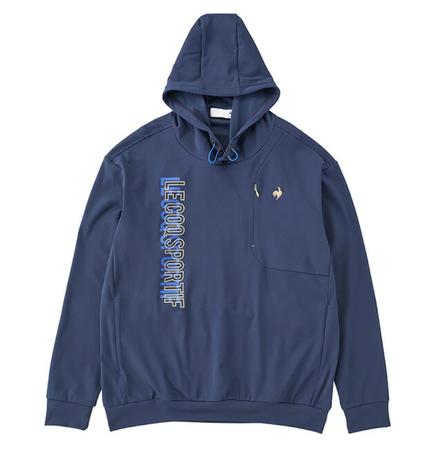 【楽天市場】le coq sportif golf ゴルフウェア フード付きプルオーバー LG4FSW00M ネイビー M:AWM960 L ...