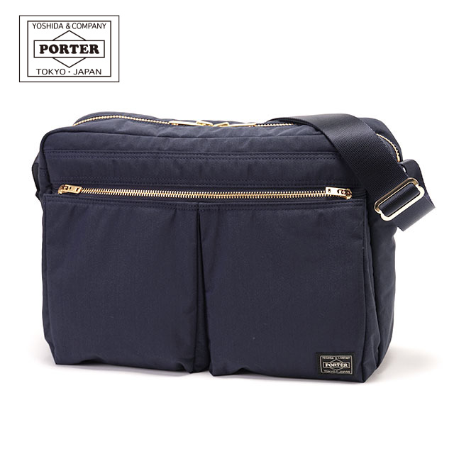 【楽天市場】ポーター ドラフト ショルダーバッグ(L) 656-06173 吉田カバン PORTER DRAFT SHOULDER BAG L A4 ブラック ネイビー ナイロン 大学生活 ...