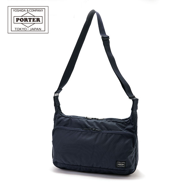 【楽天市場】ポーター フラッシュ ショルダーバッグ 689-05938 吉田 カバン PORTER FLASH ブラック ネイビー 強い 軽量 超軽量 A4 ナイロン 撥水加工 ファスナー ...
