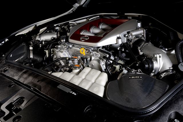 【楽天市場】BLITZ カーボンインテークシステム GT-R R35 ニッサン【27025】 ブリッツ CARBON INTAKE ...