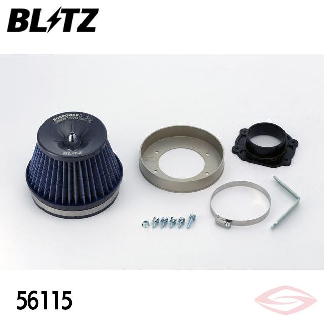 【楽天市場】BLITZ サスパワーLM エアクリーナー オデッセイ RA5 ホンダ【56115】ブリッツ コアタイプ SUS POWER LM ...