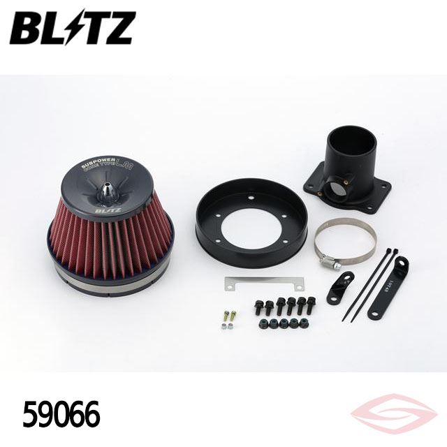 【楽天市場】BLITZ サスパワーLMレッド エアクリーナー カローラ ZZE122 ZZE124 トヨタ【59066】ブリッツ コアタイプ ...
