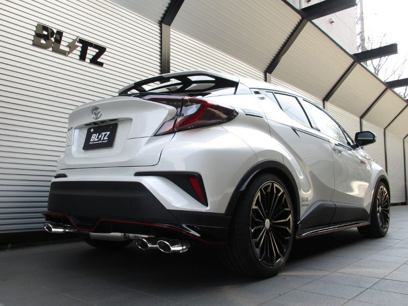 【楽天市場】BLITZ NUR-SPEC VS Quad NGX50 8NR TURBO 4WD C-HR トヨタ / マフラー 63536 ...