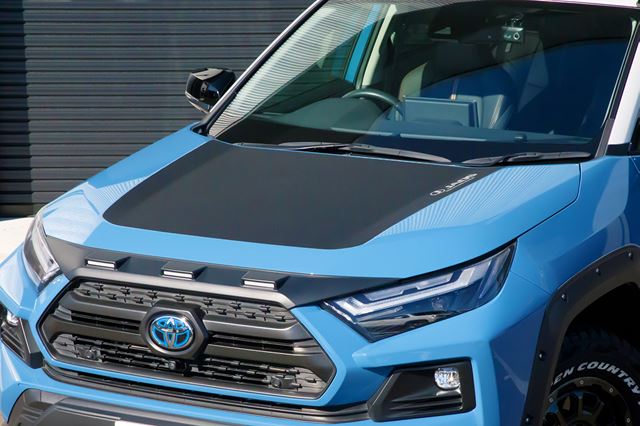 【楽天市場】JAOS ボンネットプロテクター RAV4 50系 Adventure 【B631125】/ BONNET HOOD ...