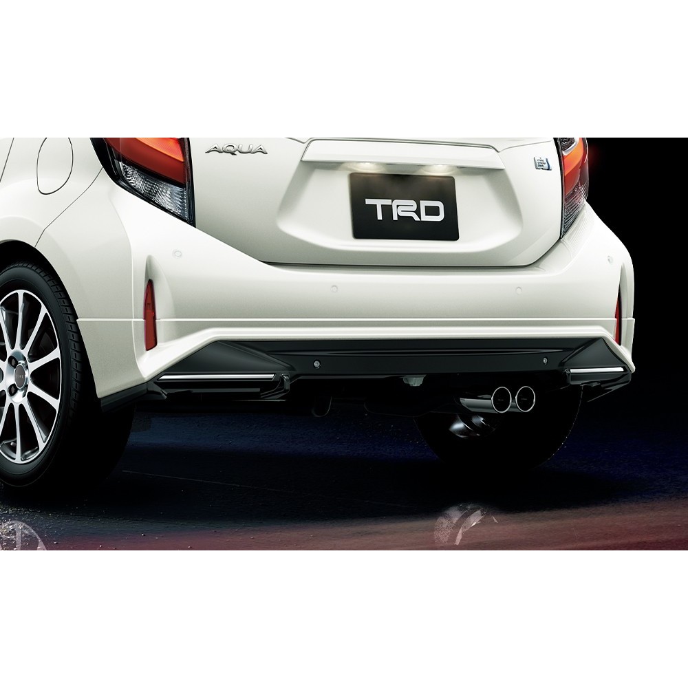 【楽天市場】TRD GRリヤバンパースポイラー(未塗装) アクア NHP10 / MS343-52002-NP：エスクリエイト