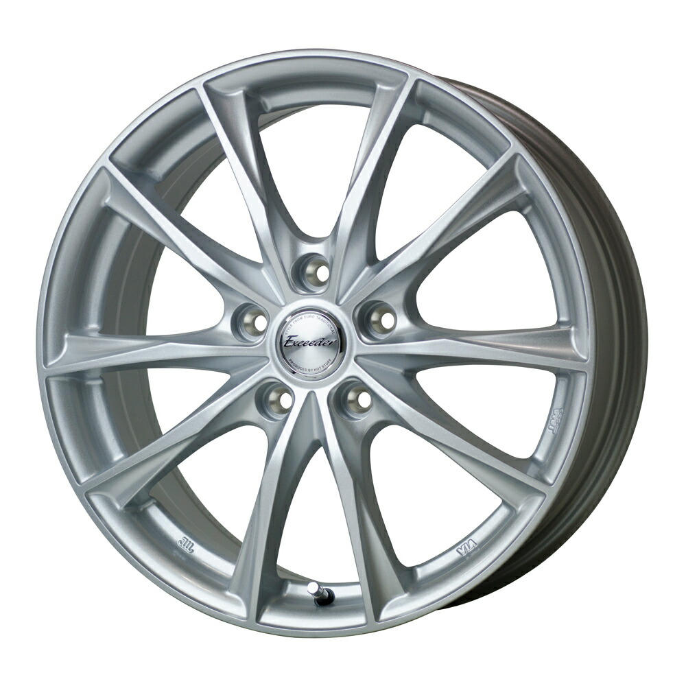 【楽天市場】エクシーダー E06 ホイール1本 16x6.5J 5H 114.3 +53 メタルシルバー(MS) / 16インチ ホットスタッフ HOT STUFF Exceeder E06 ...