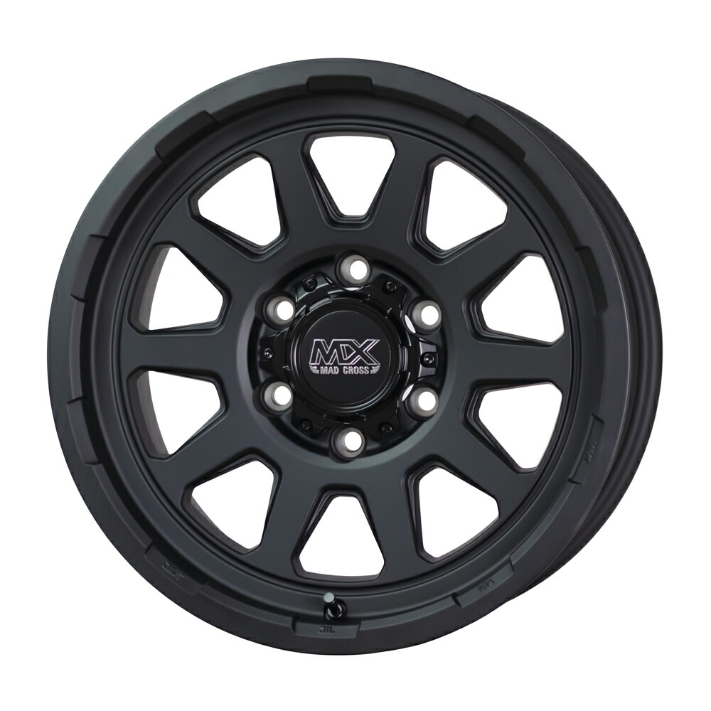【楽天市場】マッドクロス レンジャー アルミホイール(1本) 18x8.0 +20 139.7 6H(マットブラック) / 18インチ MAD ...