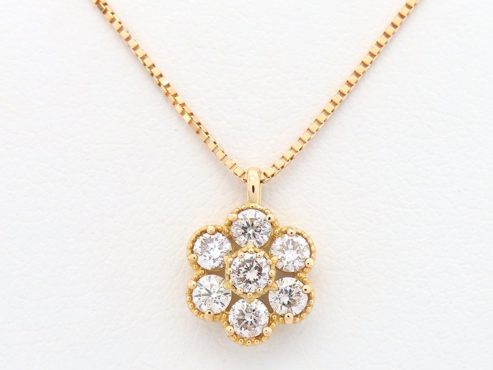 【楽天市場】K18YG メレダイヤ0.60ct ネックレス 【池袋店】【中古】：質 セキネ