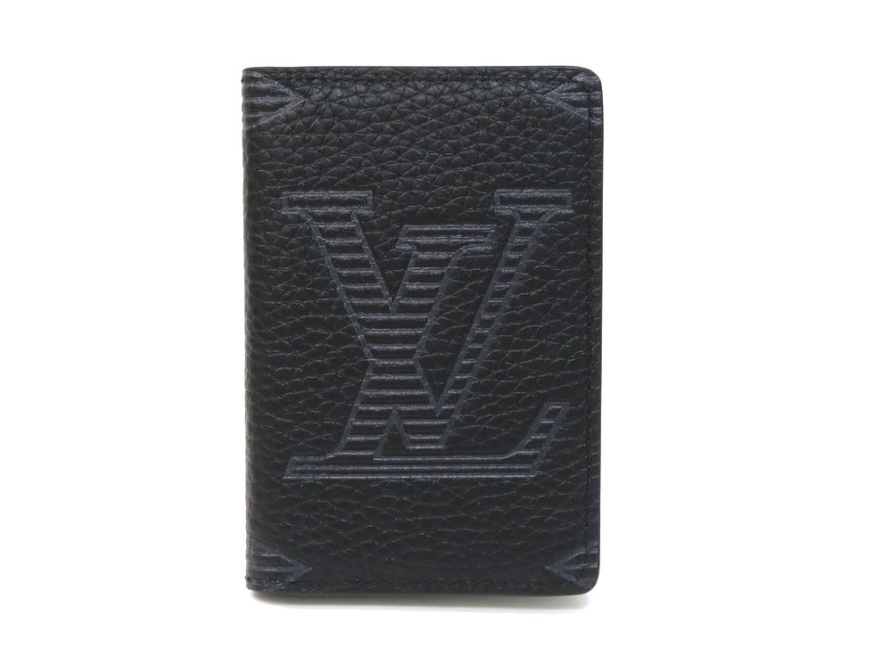 【楽天市場】ルイ・ヴィトン M80038 トリヨン レザー ジャイアント・モノグラム・シャドウ ノワール オーガナイザー・ドゥ ポッシュ ...