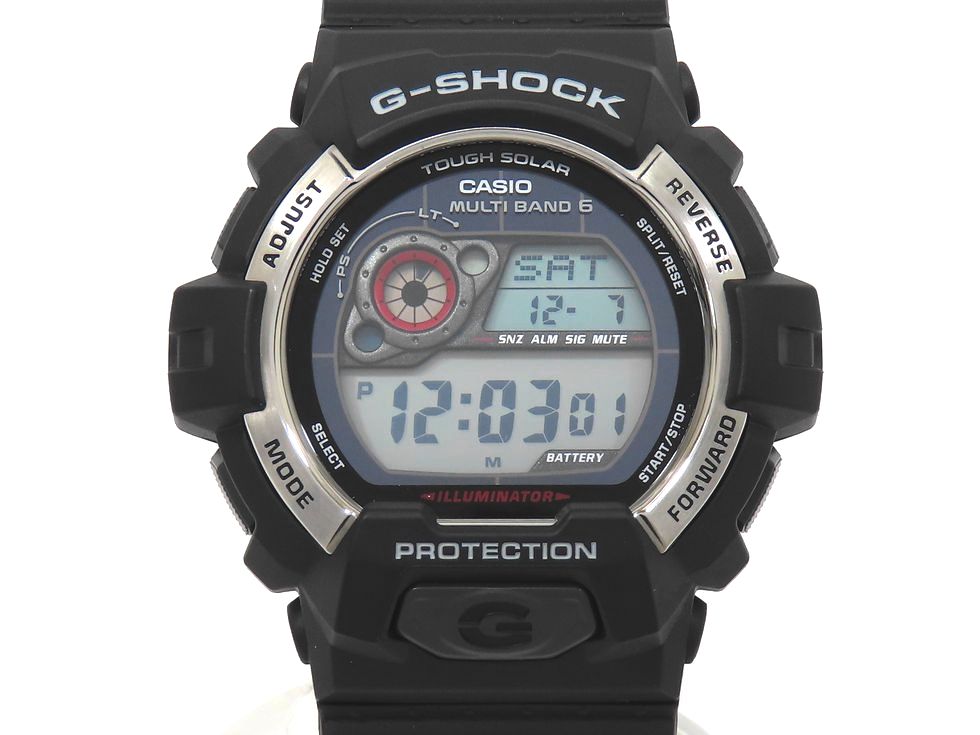 【楽天市場】カシオ GW-8900-1JF G-SHOCK 8900シリーズ SS 樹脂ベルト タフソーラー メンズ時計 【池袋店】【中古 ...