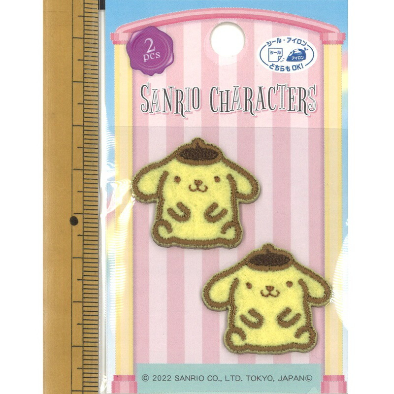 【楽天市場】ポムポムプリン シール アイロン 両用タイプ ワッペン アップリケ SCW480-SCW51 サンリオ パイオニア ワンポイント 飾り：手芸のハグルマ