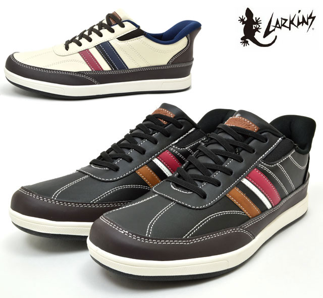 【楽天市場】【送料無料(北海道、沖縄除く)】 ラーキンス L-689 LARKINS ハンズフリー スリッポンスニーカー カジュアルスニーカー ローカットスニーカー 立ったまま履ける靴 手を ...