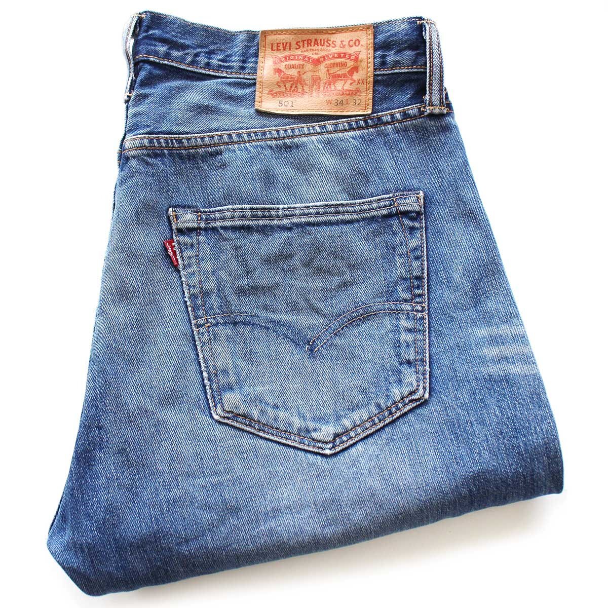 【楽天市場】ポーランド製 Levi'sリーバイス 501 USED加工 デニムパンツ w34 L32★SDP3966 ユーロ【中古】：Used Clothing Sixpacjoe