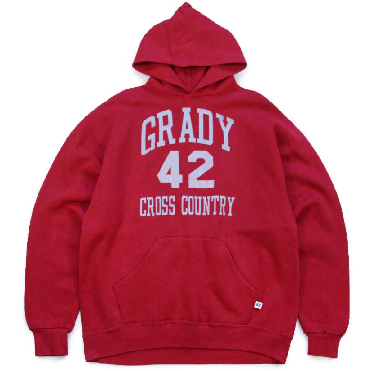 【楽天市場】90s メキシコ製 RUSSELLラッセル GRADY 42 CROSS COUNTRY スウェットパーカー 濃赤 L★フーディー ...