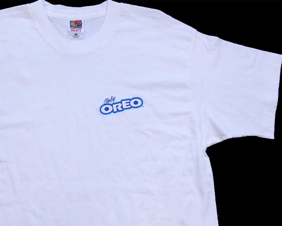 【楽天市場】90s USA製 Only OREO オレオ ロゴ コットンTシャツ 白 XL【中古】：Used Clothing Sixpacjoe
