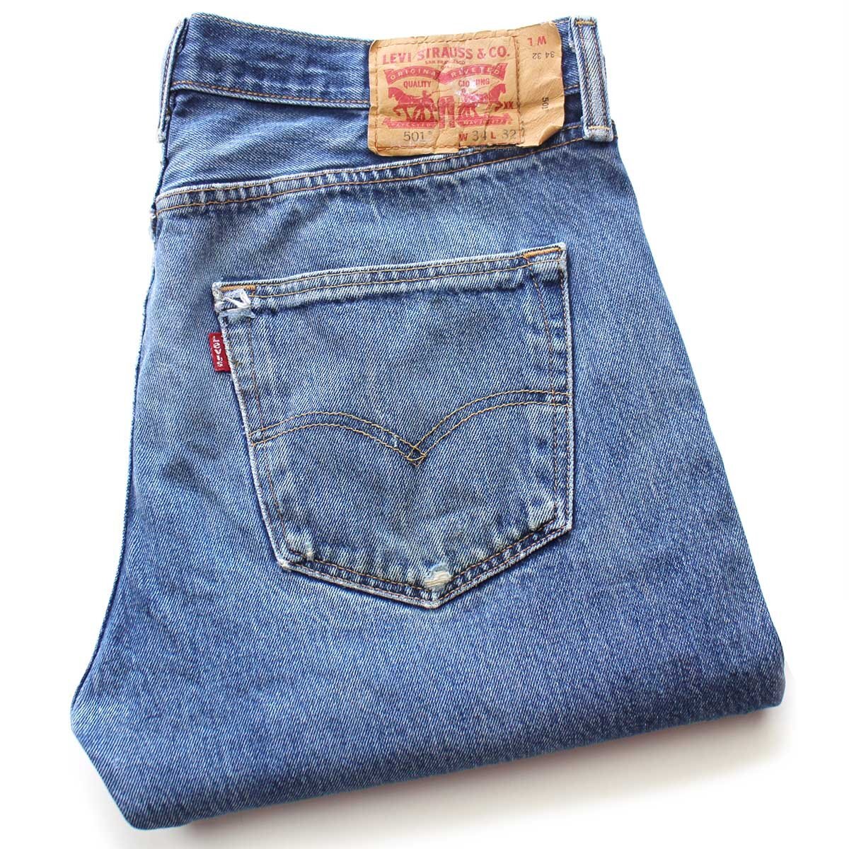 【楽天市場】Levi'sリーバイス 501 ペンキ飛び&ダメージ デニムパンツ W34 L32★SDP4234【中古】：Used Clothing Sixpacjoe