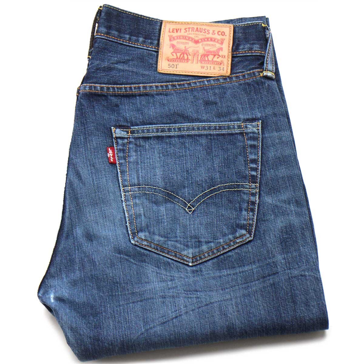 【楽天市場】メキシコ製 Levi'sリーバイス 501 USED加工 デニムパンツ w31★SDP2964 【中古】：Used Clothing Sixpacjoe
