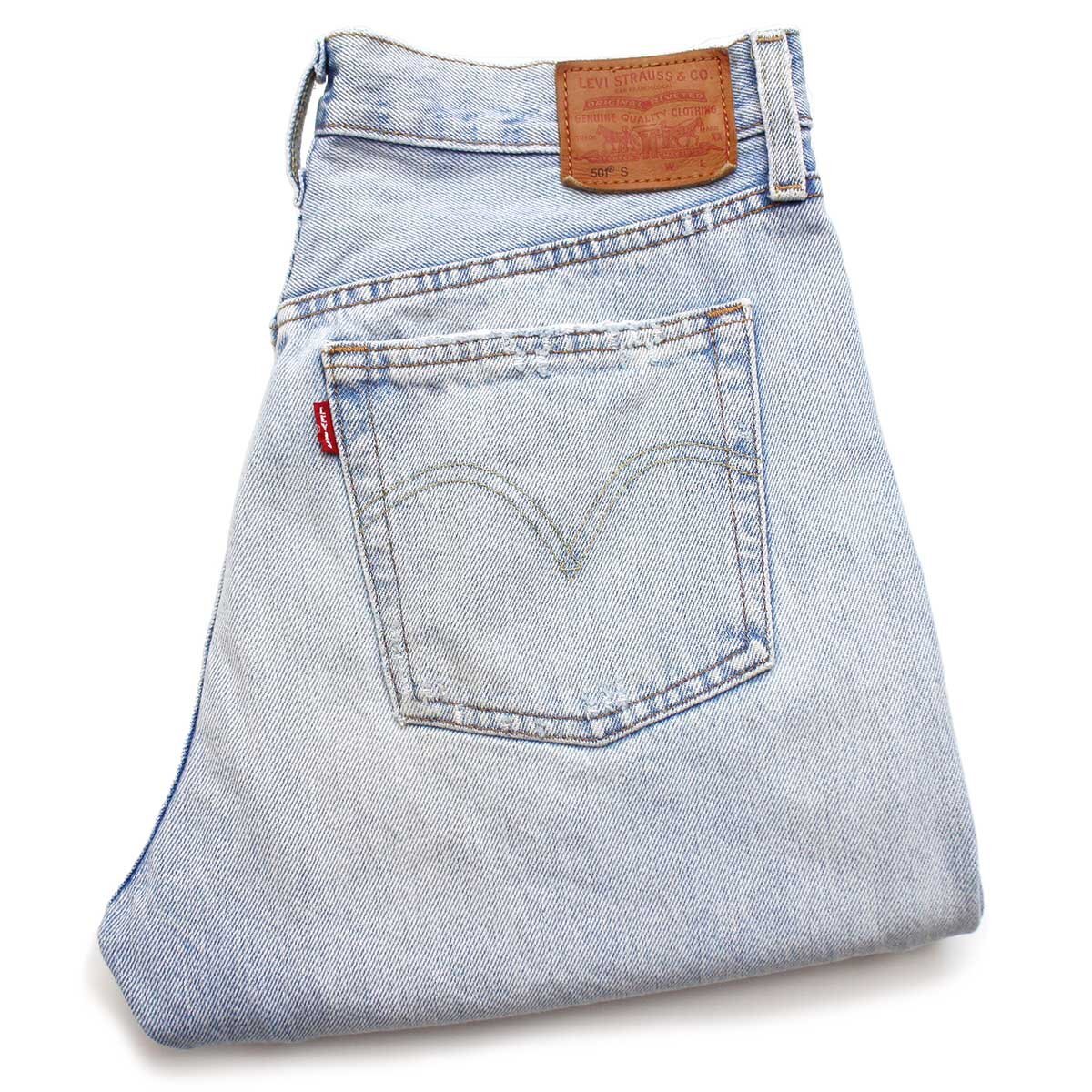 【楽天市場】メキシコ製 LEVI'Sリーバイス PREMIUM 501 SKINNY BIGE USED加工 ダメージ デニムパンツ W28 L32★SDP3111【中古】：Used ...