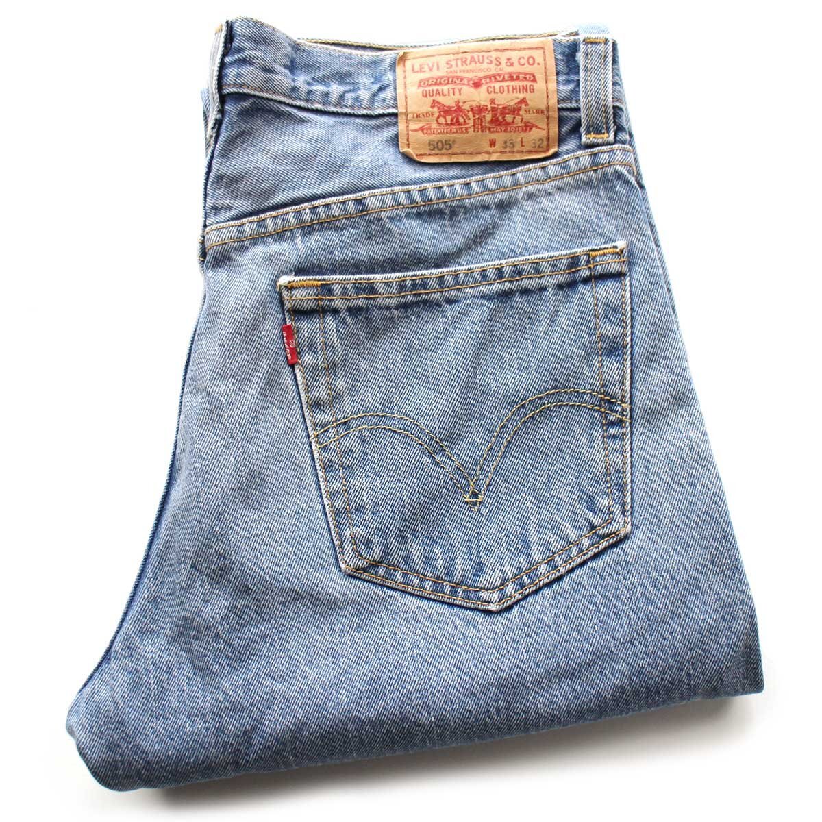 【楽天市場】00s メキシコ製 Levi'sリーバイス 505 デニムパンツ w33 L32★SDP3583【中古】：Used Clothing Sixpacjoe