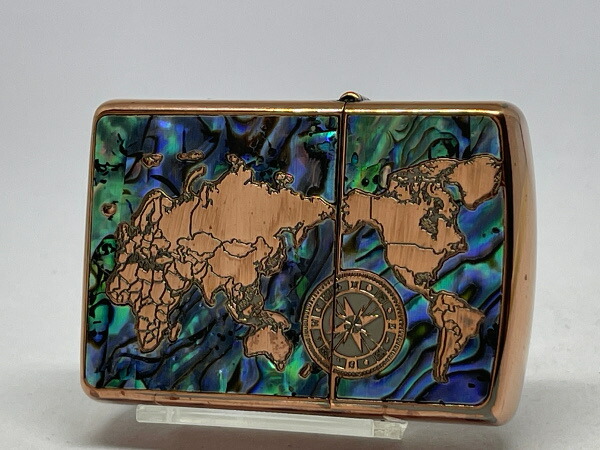 【楽天市場】送料無料 ZIPPO[ジッポー]アーマー両面加工 世界地図 Shell-World Map CO【楽ギフ_包装】：sonnette
