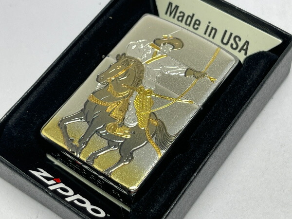 【楽天市場】ZIPPO[ジッポー]伝統工芸 ZP 電鋳板 流鏑馬(やぶさめ)【楽ギフ_包装】：sonnette