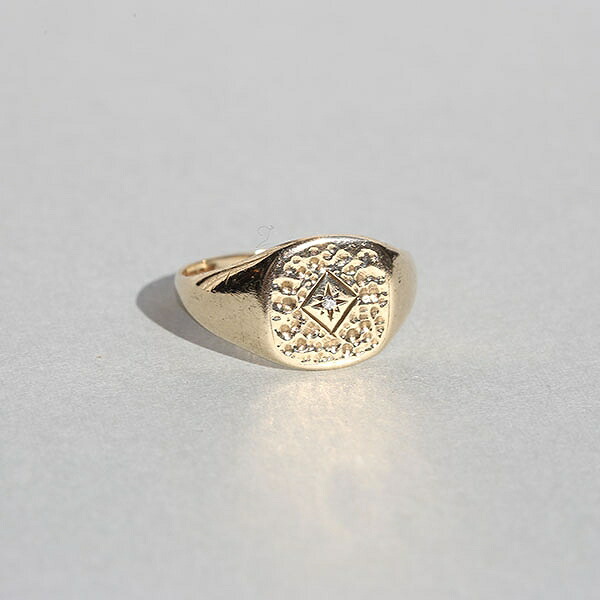 【楽天市場】BRITISH VINTAGE 1970s BIRMINGHAM HM DIAMOND 9CT/9K GOLD SIGNET ...