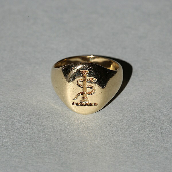 【楽天市場】BRITISH VINTAGE 90s PE LONDON HM SNAKE&COLUM 18CT/18K GOLD SIGNET ...