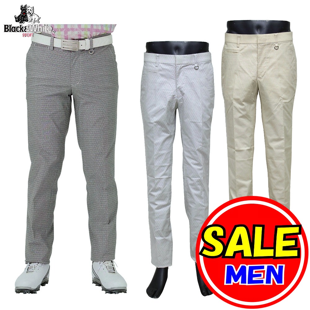 【楽天市場】【50％OFF！セール】ブラック＆ホワイト / Black&White / 春夏モデル / ノータックパンツ/接触冷感 (メンズ ...