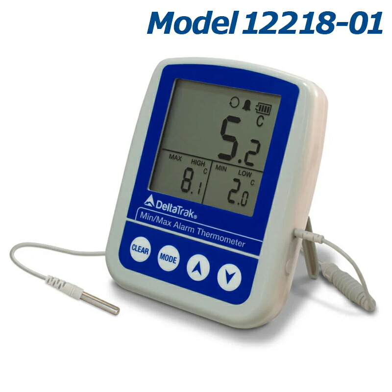 【楽天市場】デルタトラック 最高/最低アラーム付デジタル温度計プローブタイプ Model 12218-01：助太刀サブ