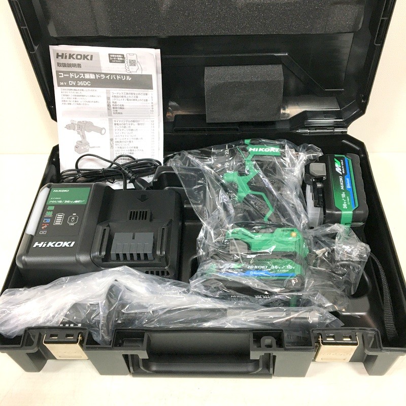 【楽天市場】【中古】未使用 ハイコーキ コードレス振動ドライバドリル DV36DC(2XPSZ) 36V マルチボルト Bluetooth付 ...