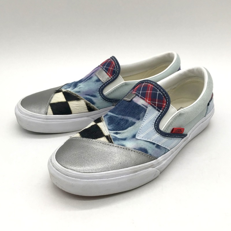 【楽天市場】【中古】 VANS スリッポン 721277 パッチワーク ローカット シューズ スニーカー カジュアル ストリート メンズ ...