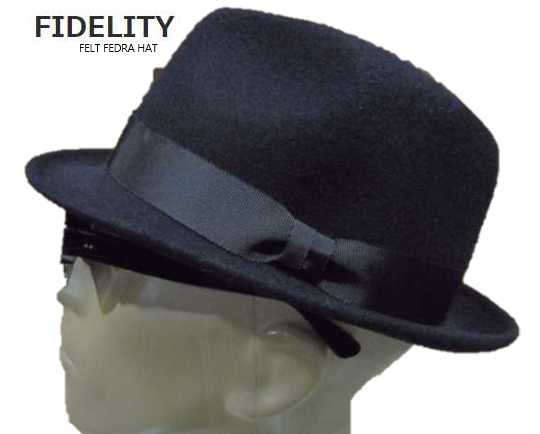 【楽天市場】FIDELITY(フィデリティ)FELT FEDRA HAT -ネイビー：SWAPMEET