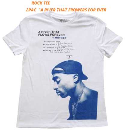 【楽天市場】2PAC A RIVER THAT FLOWERS FOR EVER 2パック Tシャツ // 半袖Tシャツ バンドTシャツ ...