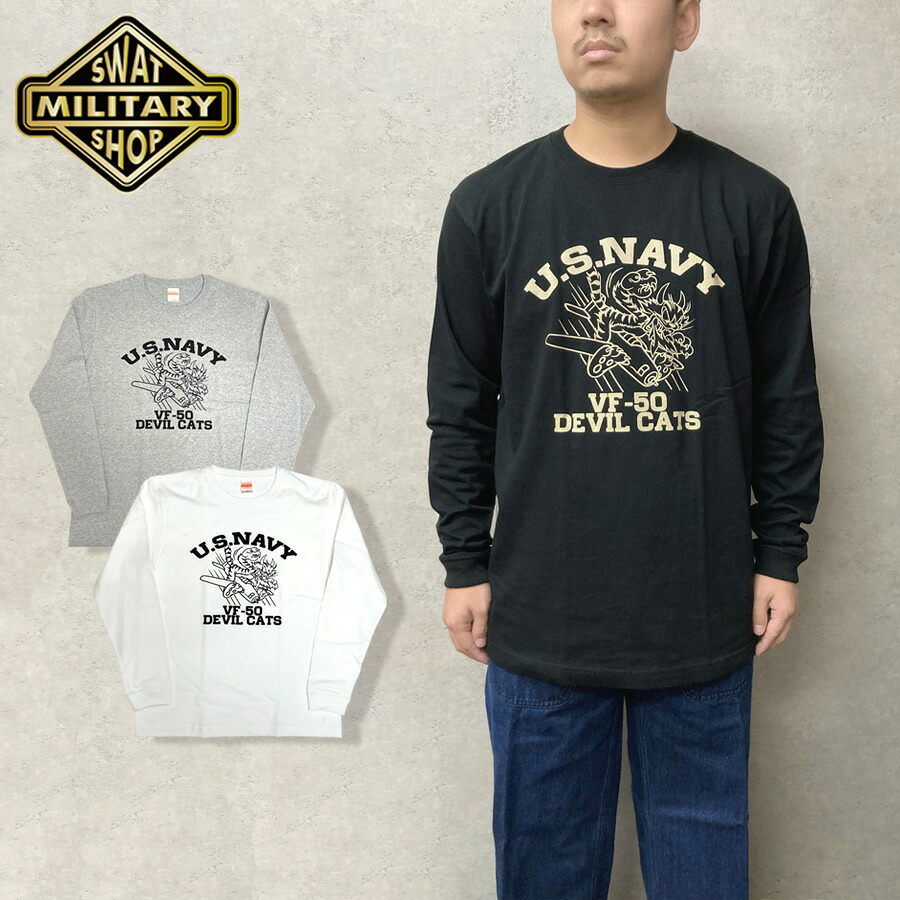 【楽天市場】【全品P5倍★10月24日～10月27日まで！】SWAT ORIGINAL VF-50 "Devil Cats" LONG SLEEVE TEE：スワット楽天市場店