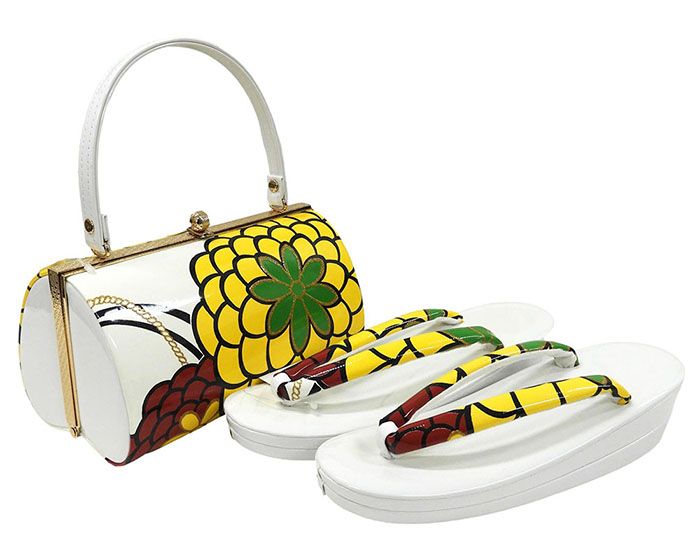 【楽天市場】草履 バッグ 草履バッグセット フリー 振袖 成人式 エナメル調 二枚芯 和装 着物 新品 n1428：きもの翔鶴