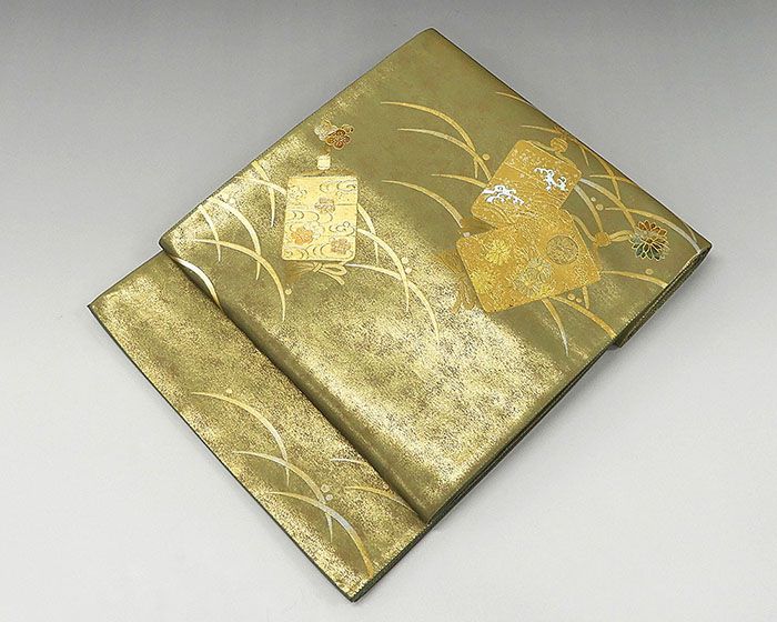 楽天市場】袋帯 正絹 金彩友禅 堀省平作 良品 リサイクル 中古 結婚式