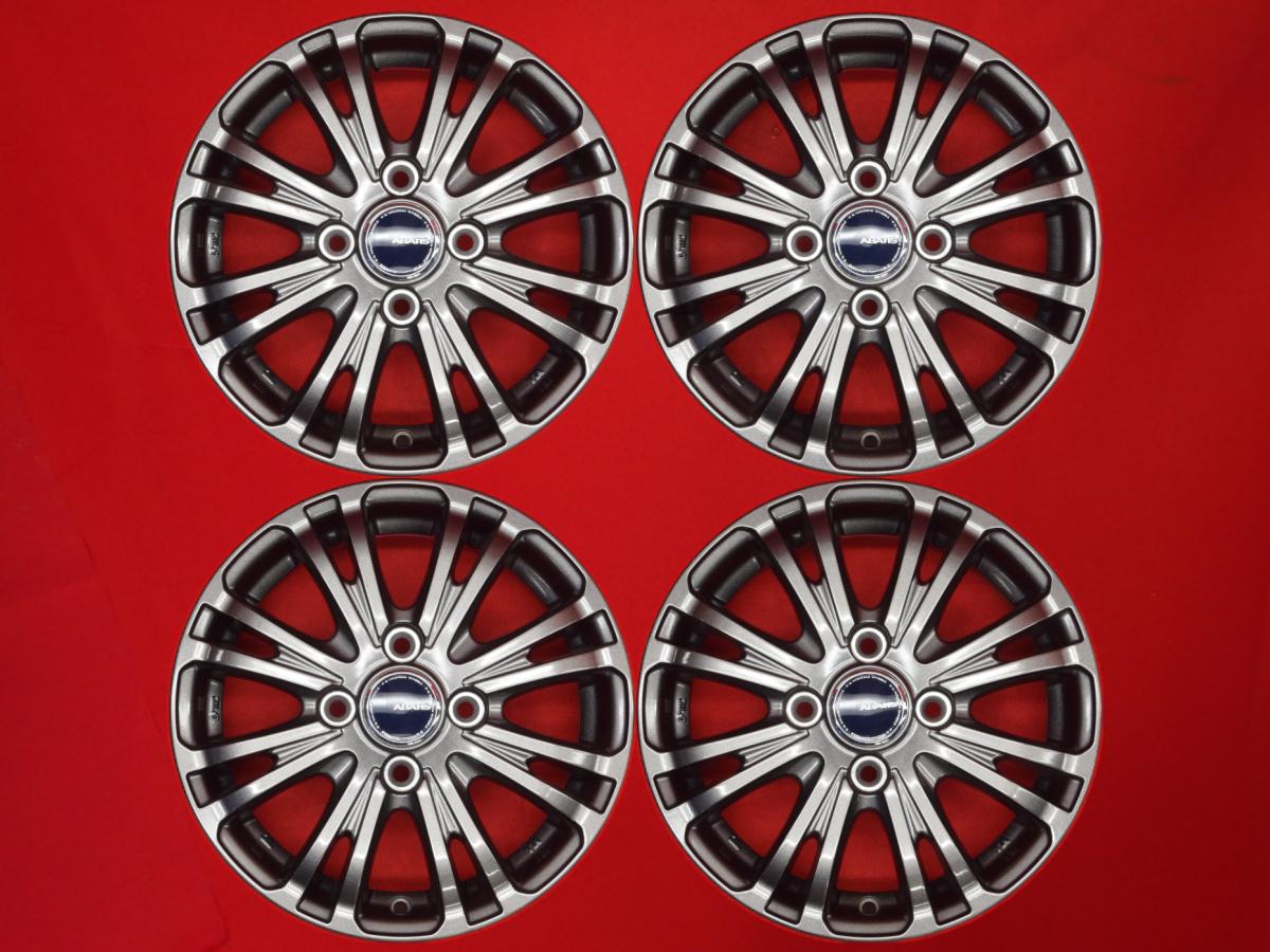 【楽天市場】ABATIS(アバティス) EW 4Jx13 +42 4/100 ガンメタ系 ミラ イース ツイン eKスポーツ キャロル プレオ ...