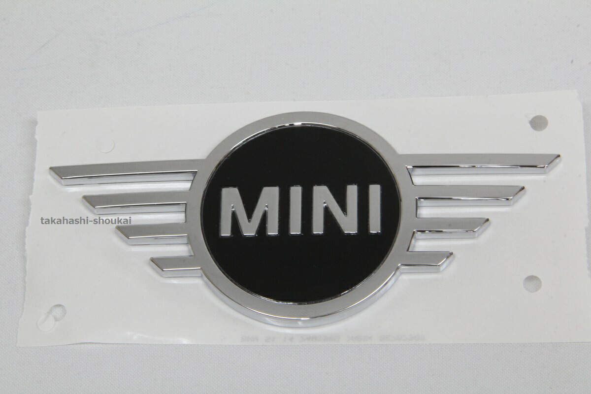 【楽天市場】2018年以降～ 新デザインBMW MINI純正品ボンネットエンブレム 1個ミニ F56 (3ドア)ONE・COOPER ...