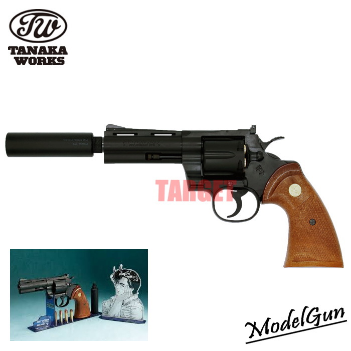 【楽天市場】☆タナカワークス シティーハンター公式コラボレーション コルトパイソン 冴羽叙`モデル HW モデルガン 18歳以上 (Colt Python “Ryo Saeba”model ...