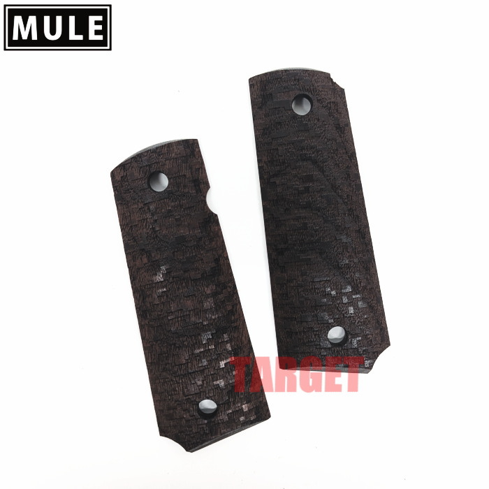 【楽天市場】☆MULE 1911 ガバメント用 木製グリップ ウォルナット フルデジタル メダリオン無し グリップウェイト付き (COLT ...